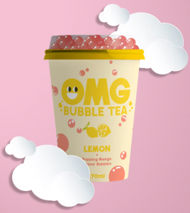 OMG Bubble tea Limona / boba Mango (10kos) | Bar Media